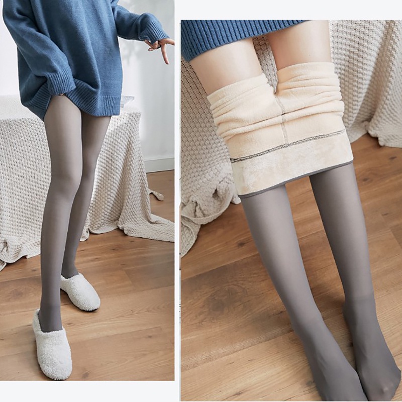 Winter Warm Pantyhose Stockings Thickened Leggings Hip Lift Pantyhose ...