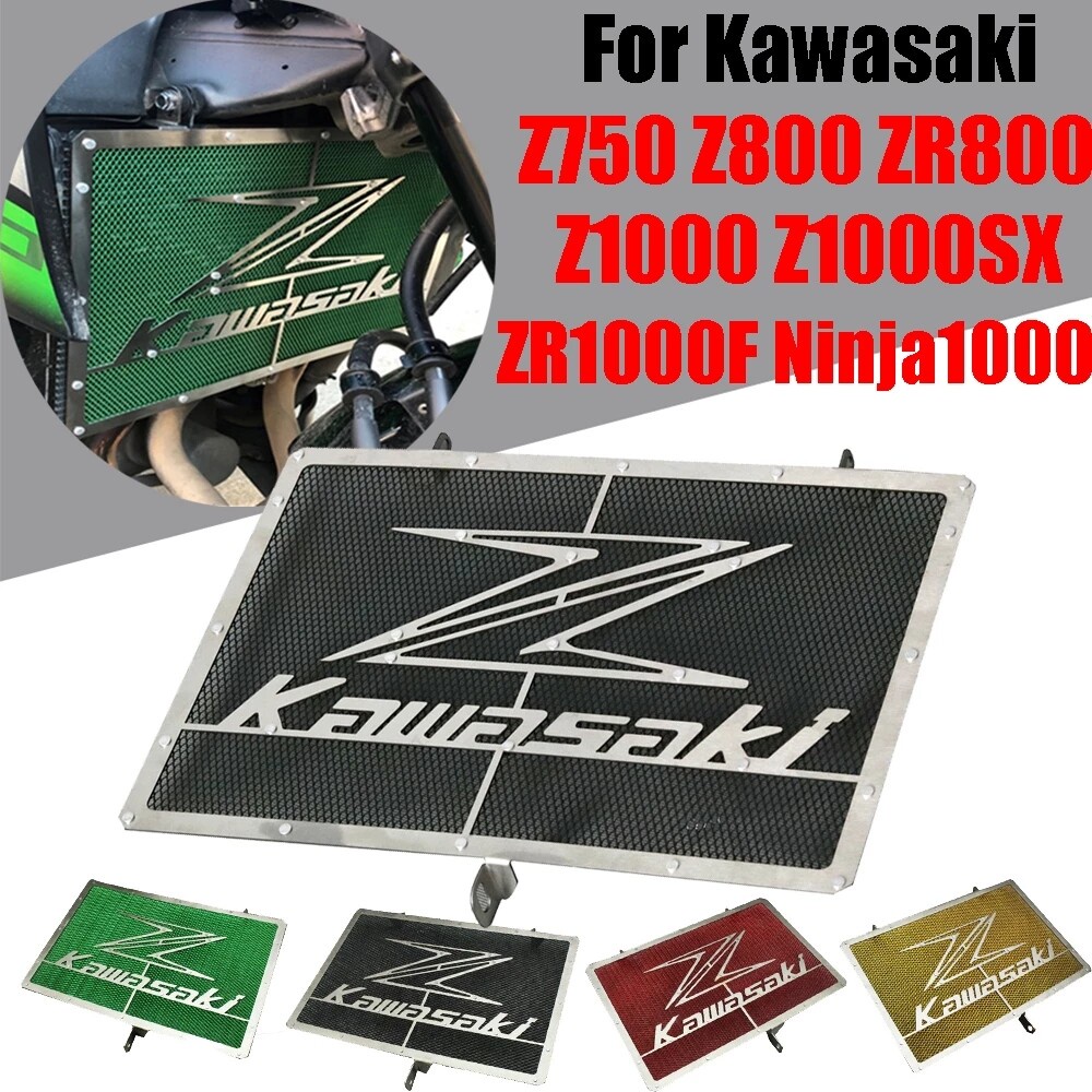 Motorcycle Radiator Grille Guard Grill Cover Protector For Kawasaki ...