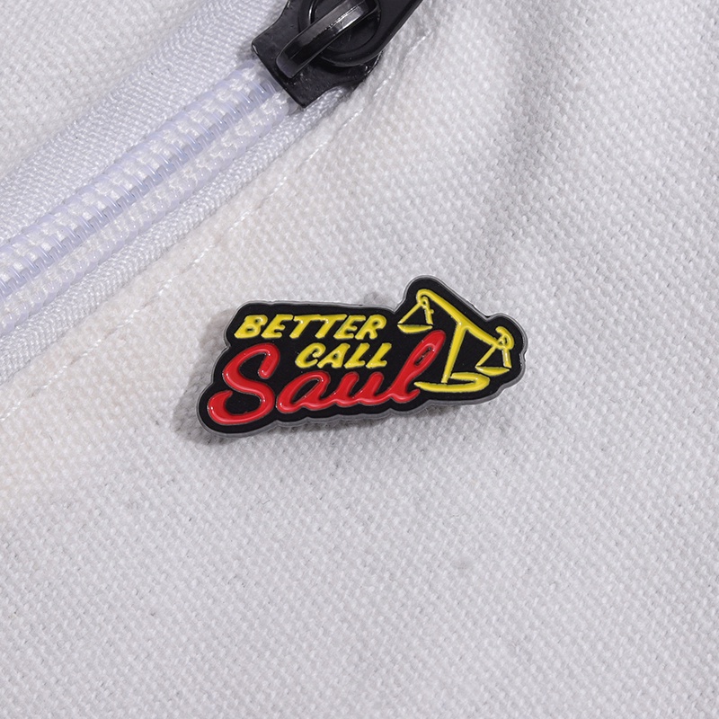 Better Call Saul Enamel Pins Hot TV Pin Breaking Bad Sign Brooch Lapel ...