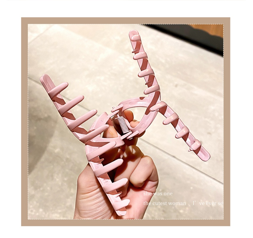 Pink Acrylic Sweet Girls Clips Hair Clip Back Head Hairpin Grips Hair ...