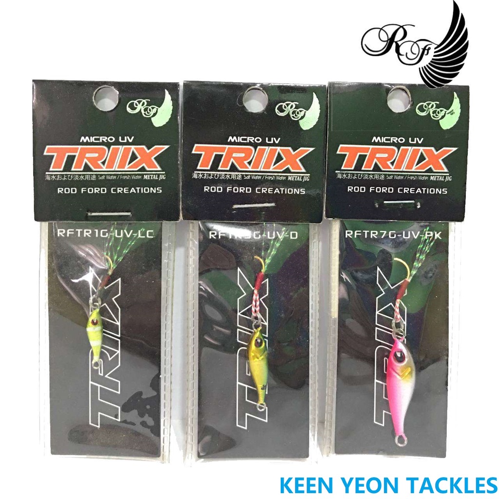 ROD FORD CREATIONS MICRO UV TRIIX FISHING JIG | Shopee Philippines