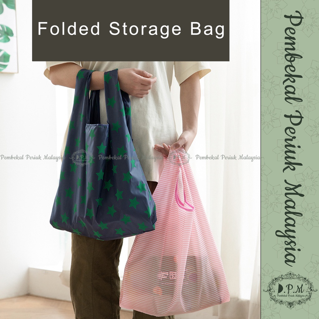 Foldable Eco Shopping Bag / Beg Eco Boleh Lipat | Shopee Philippines