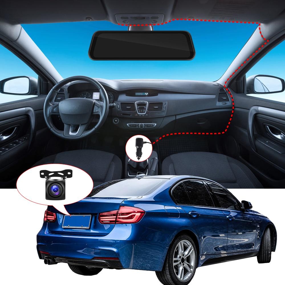 9.66 Inch 1920*1080P Car Mirror Video Recording Wireless Carplay ...