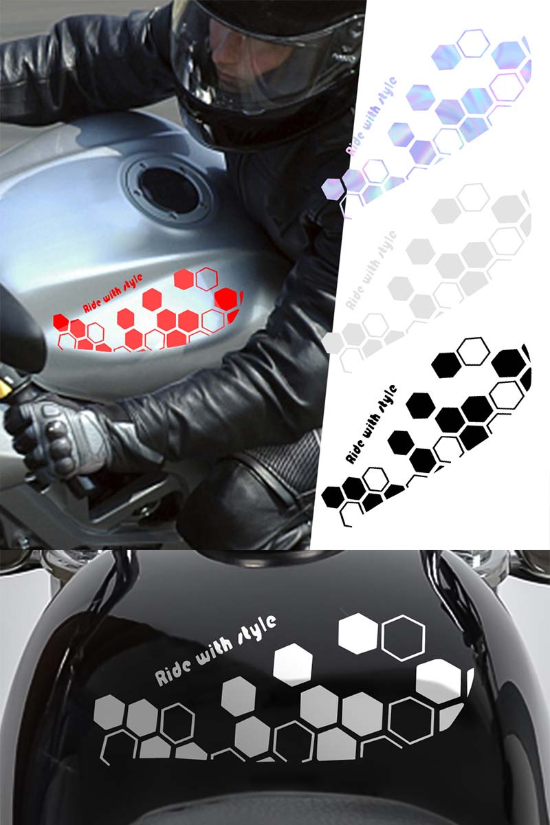 Smiling Demon Reflective PVC Car Sticker / 3 Sizes Motorcycle ...