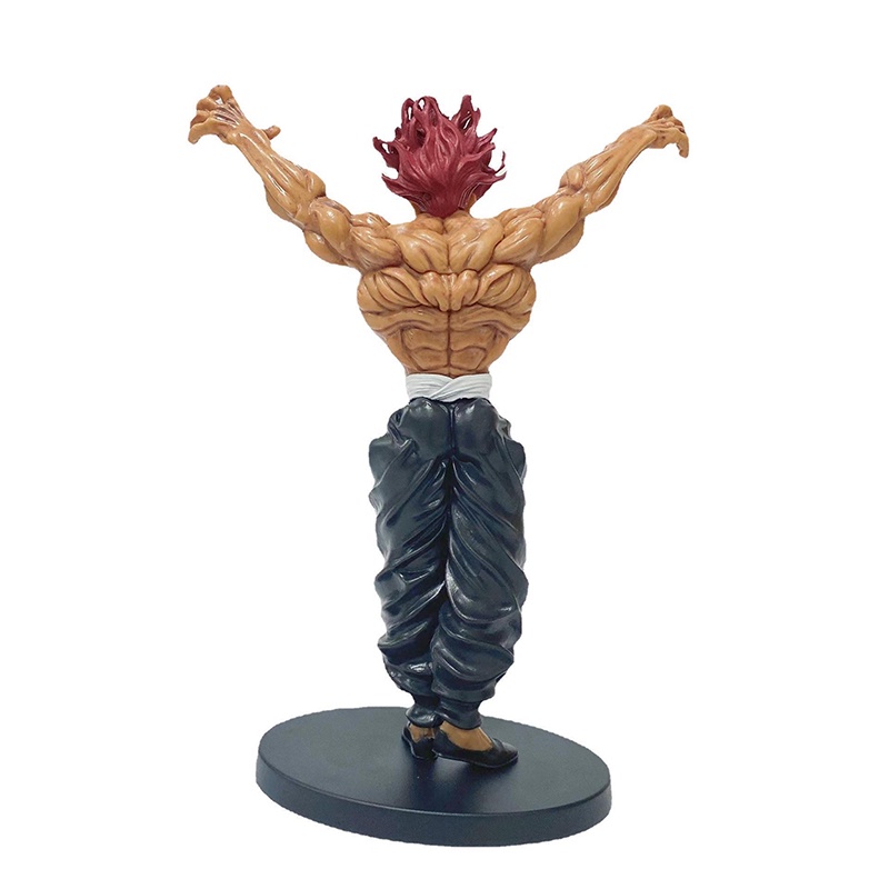HOT 22cm Baki Jack Hanma Anime Figure Baki Hanma Action Figure Biscuit ...