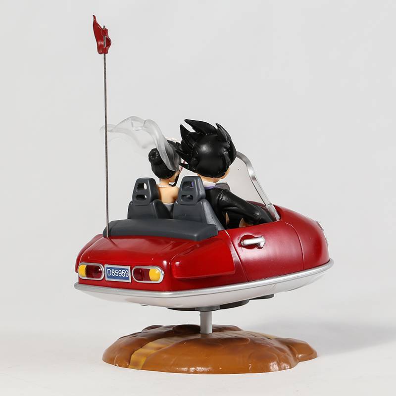 Dragon Ball Goku & Chi Chi Wedding Driving Capsule Corp Car Figure ...