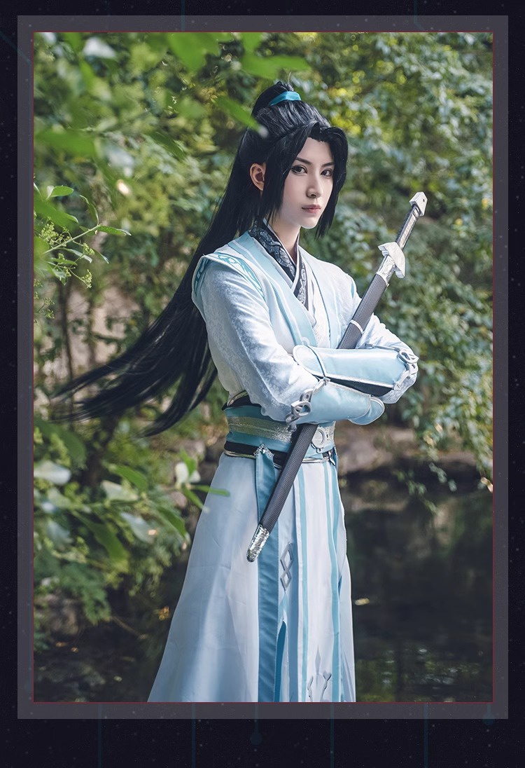 [Ready Stock] Danmei The Scum Villain’s Self-Saving System White Luo Binghe cos suit cosplay ...