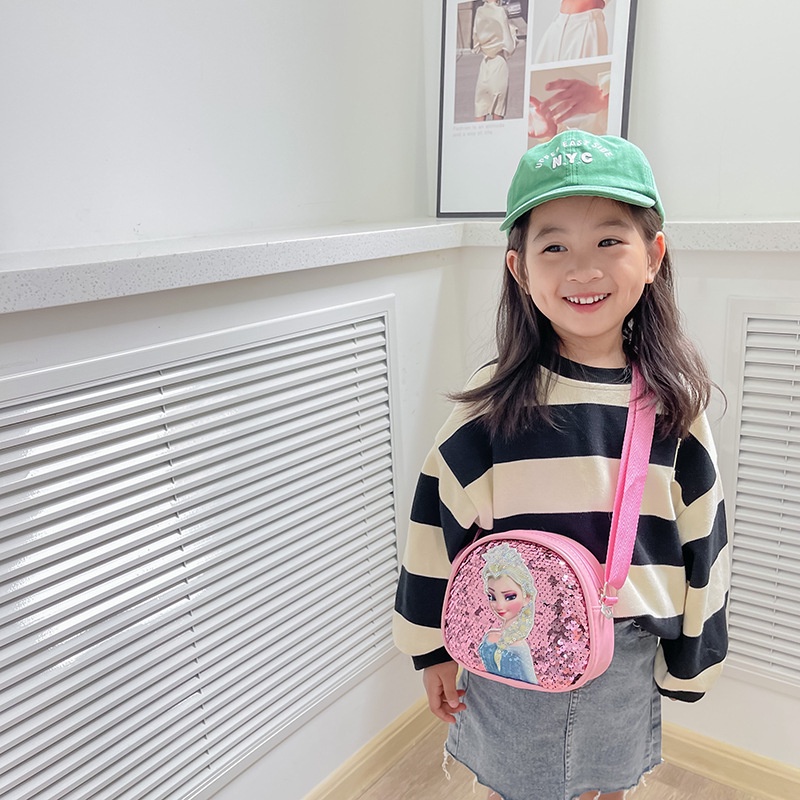 Disney Princess Series Crossbody Bags Frozen 2 Elsa Sofia Cartoon ...