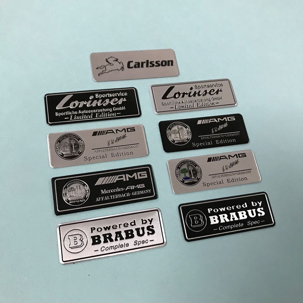 Benz Metal Car Body Nameplate Sticker Auto Rear Emblem Badge for ...
