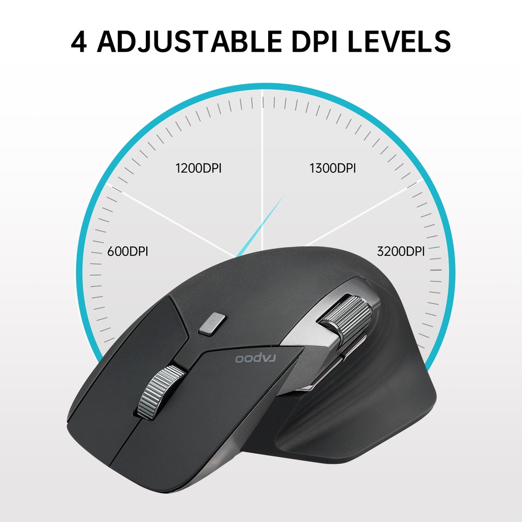 Rapoo MT760L/MT760/MT760mini Rechargeable Multi-mode Wireless Mouse ...