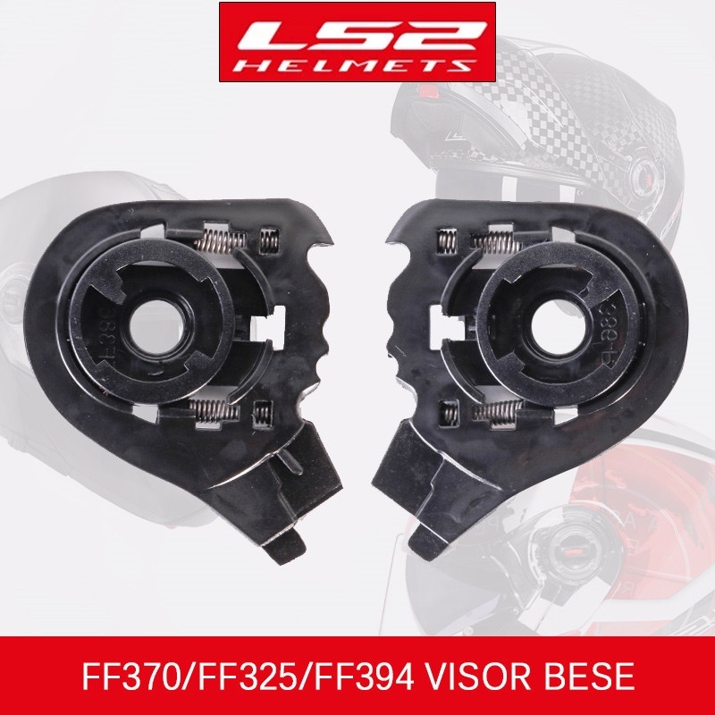 A pair of LS2 FF370 motorcycle helmet lens base suitable for LS2 FF325 ...