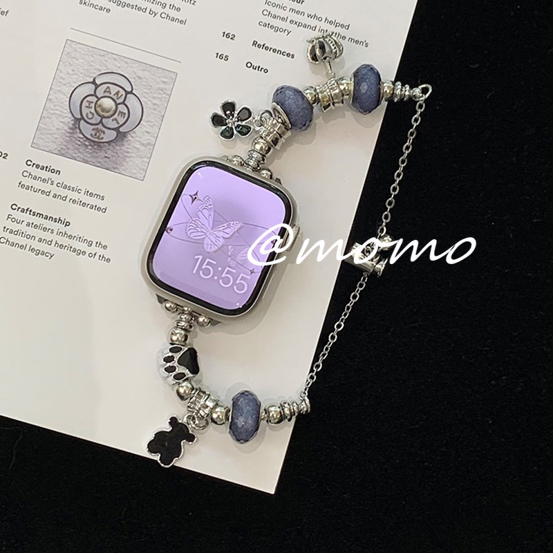 iWatch band Pandora Stainless Steel Strap For iWatch Series 10 9 8 7 SE ...