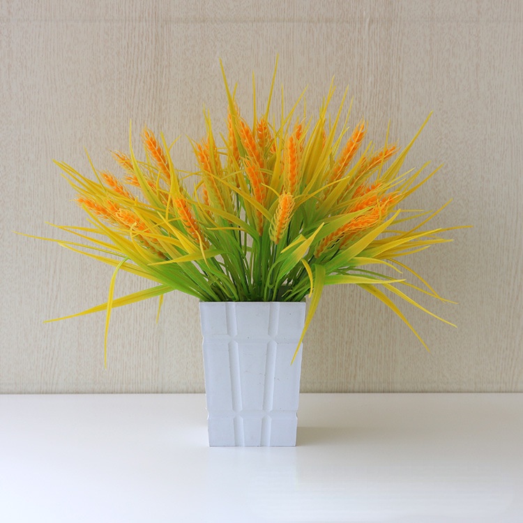 Wheat Stalks, Artificial Rice Wheat Ears Fake Flowers Arrangement for ...