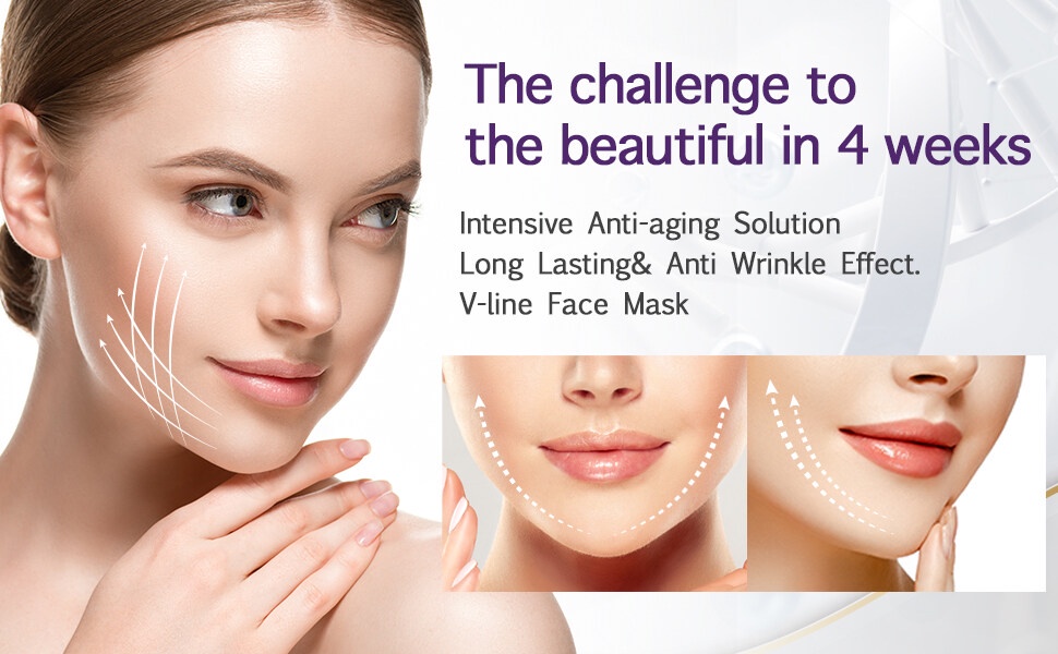 NEENCA Reusable Facial Strap Stimulate Sagging Face V Line Lift Up ...