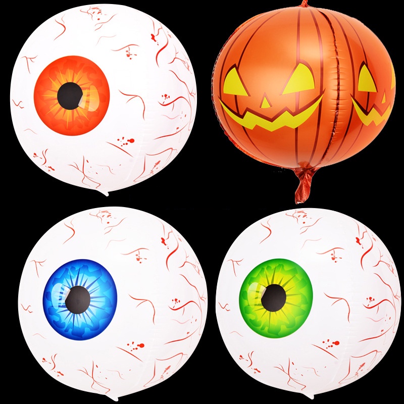 Halloween Party 4D Eyeball Balloon Halloween Terror Theme Party ...