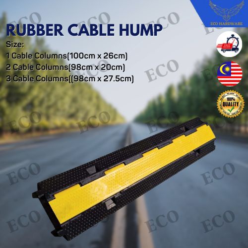 Heavy Duty Channels Rubber Hump 1/2/3 Columns Cable Protector Rubber ...