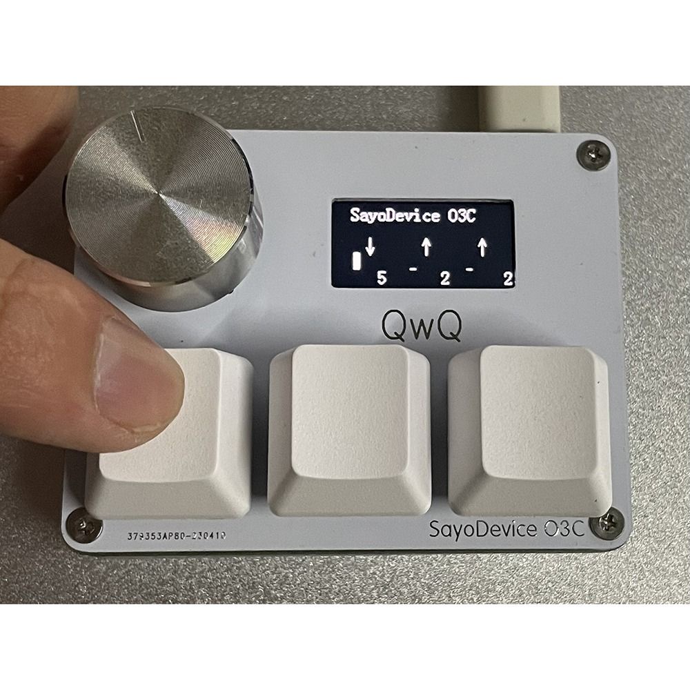 Sayobot O3C OSU Keypad Macro Mechanical Keyboard IPS Color Screen Knob ...