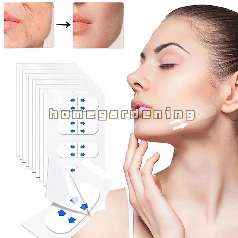 40 Pcs/Set Invisible Thin Face Stickers Face Facial Line Wrinkle ...