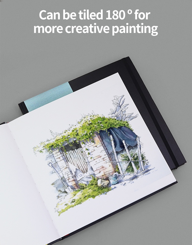 Angel Mark SketchBook Square Watercolor Book Medium Coarse Grain 230g ...