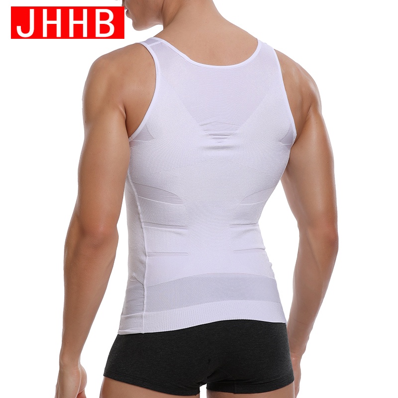 JHHB Men Slimming Body Shaper Waist Trainer Cincher Abdomen Tummy ...