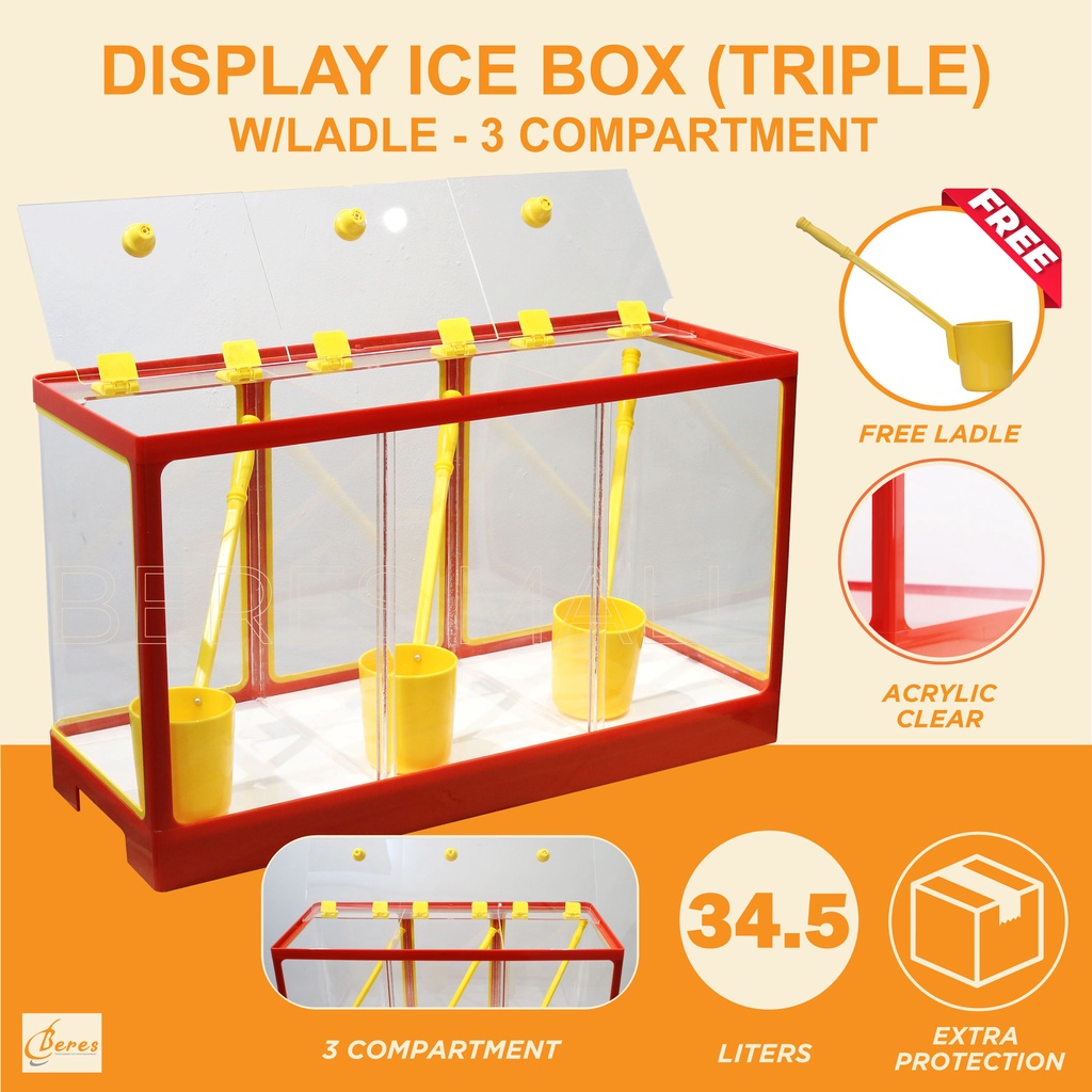 3 Compartment Balang Air Pasar Malam Balang Air Bulat Balang Air Niaga ...