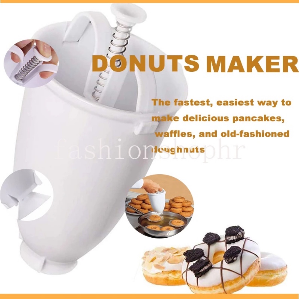 Donut Mould Easy Fast Portable Donut Maker Manual Waffle Dispenser ...