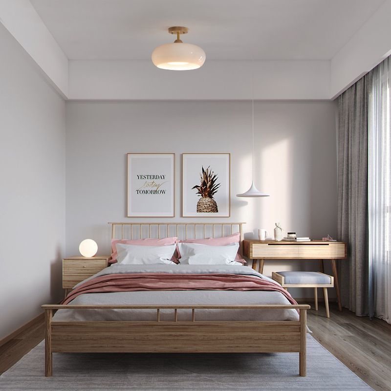 Balcony Cloakroom Perspex Ceiling Light Vintage Entrance Hallway Aisle ...