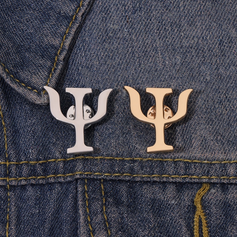 Fashion Medical Brooch Brain Head Pins Psi Psychology Brooches Female ...