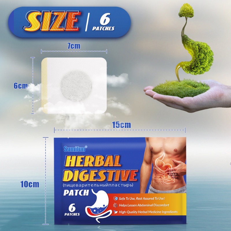Stomach Pain Relief Plaster Digestive System Medicine Herbal Patch ...