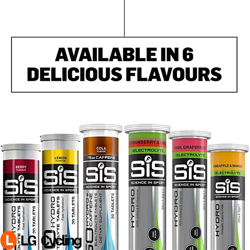 Science in Sport SIS GO Hydro Tablets HALAL (20 Tabs) Lemon/Pineapple ...