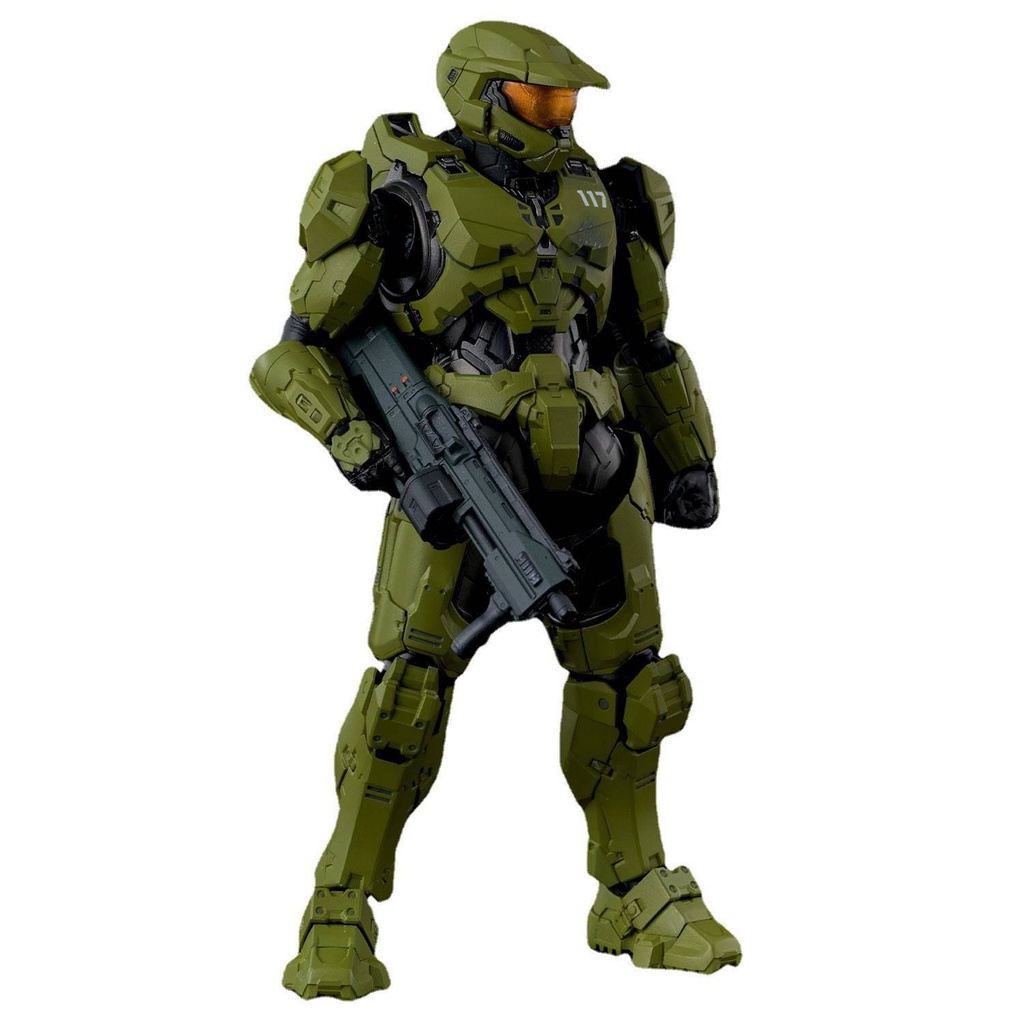 18cm Halo Infinite Master Chief Action Figure 1/12 PVC Mjolnir Mark VI ...