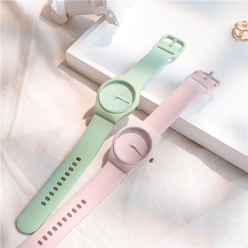 New Jelly Macaron Series Watches Women Korean Style Fashion Elegant ...