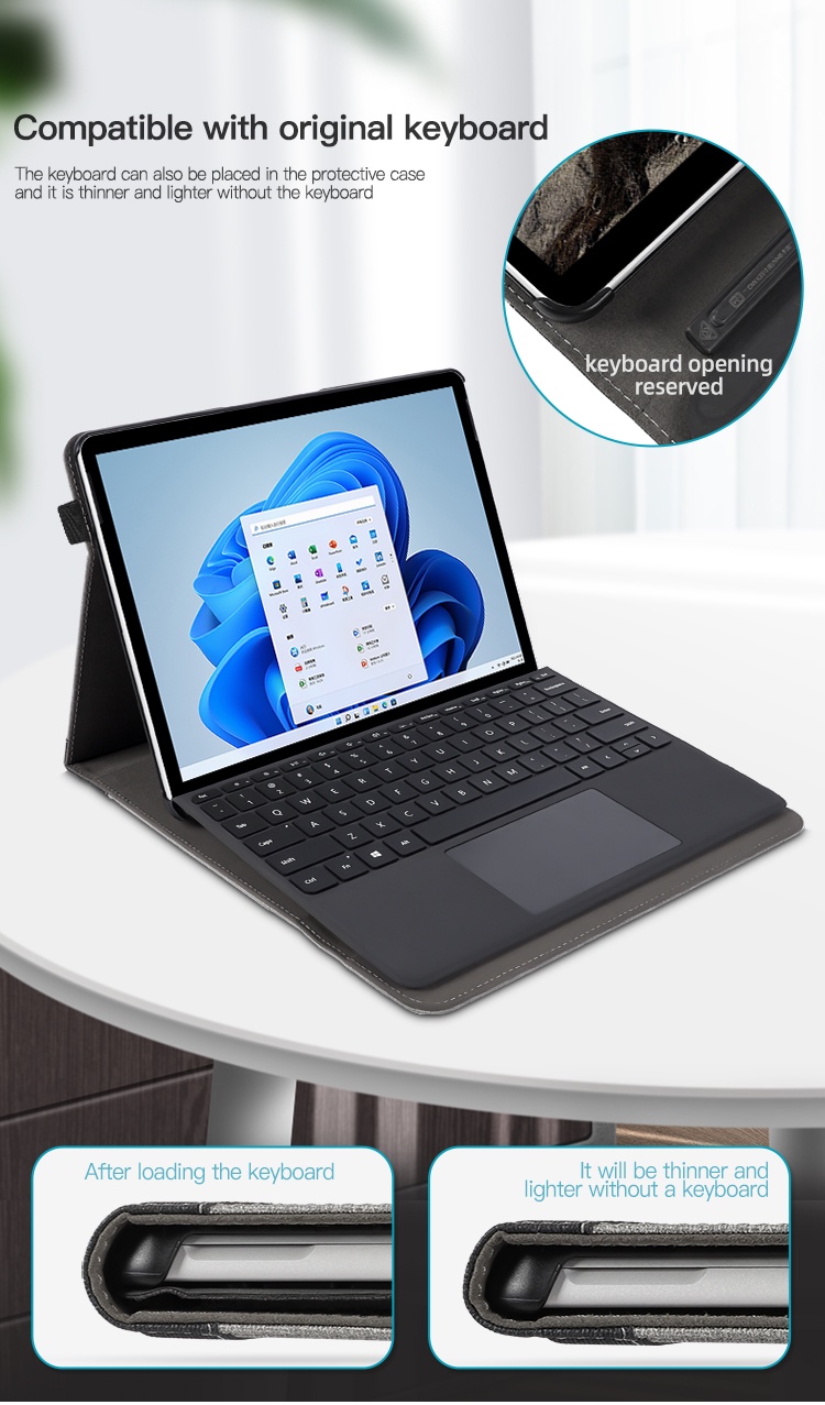 Case for Microsoft Surface Pro 9 8 7 6 5 4 for Surface Go 1 2 3 Tablet ...