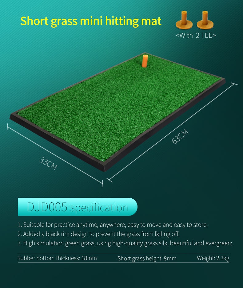 PGM Golf Putter Pad Hitting Pad Golf Carpet Golf Hitting Pad Swing Pad ...