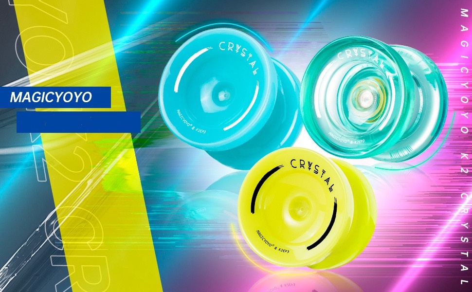 MAGICYOYO CRYSTAL Yoyo Dual Purpose Unresponsive Yo-Yo for Beginner ...