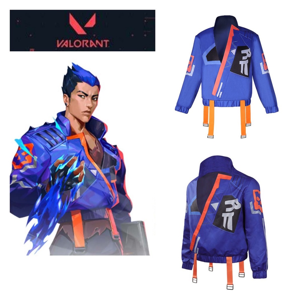 Yoru Cosplay Jacket Game Valorant Yoru Cosplay Costumes Blue Adult Tops ...
