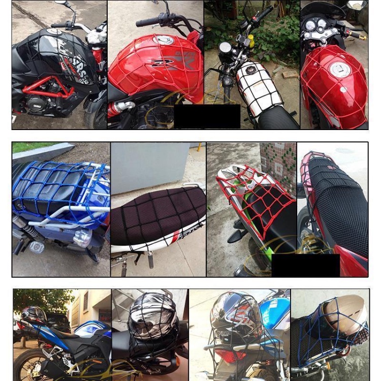 Motorcycle Storage Net Pocket Electric Bike Luggage Pocket Motorbike ...