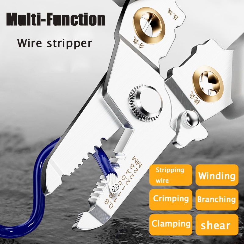 10 In 1 Wire Stripper Pliers Crimper Cable Cutter Electrician Special ...