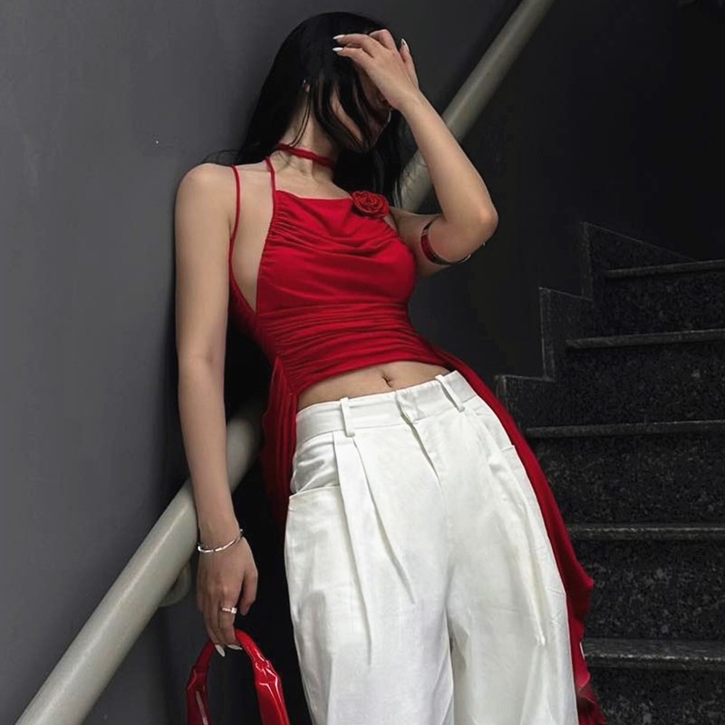 Relagala Womens 2023 New Fashion Solid Color Sexy Slim Casual