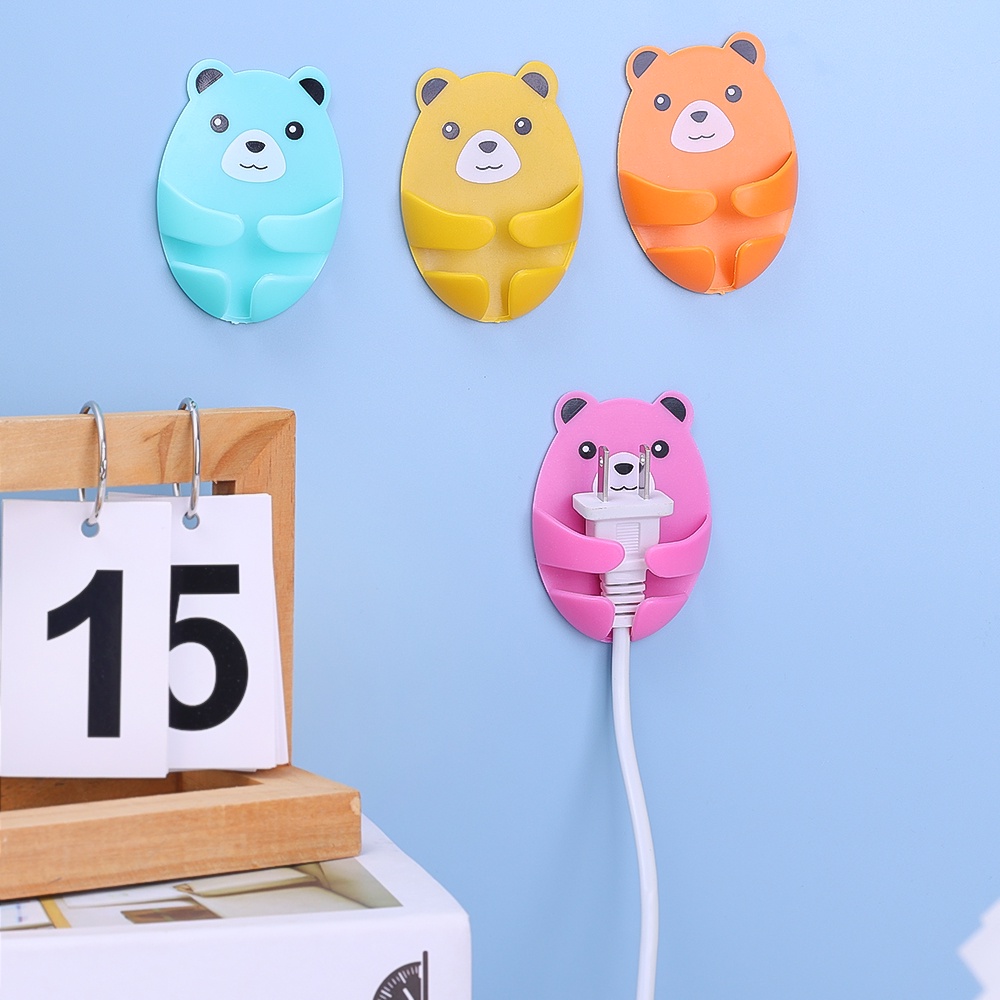 Multi-Purpose Creativity Bear Punch-free Self-adhesive Wall Mounted ...