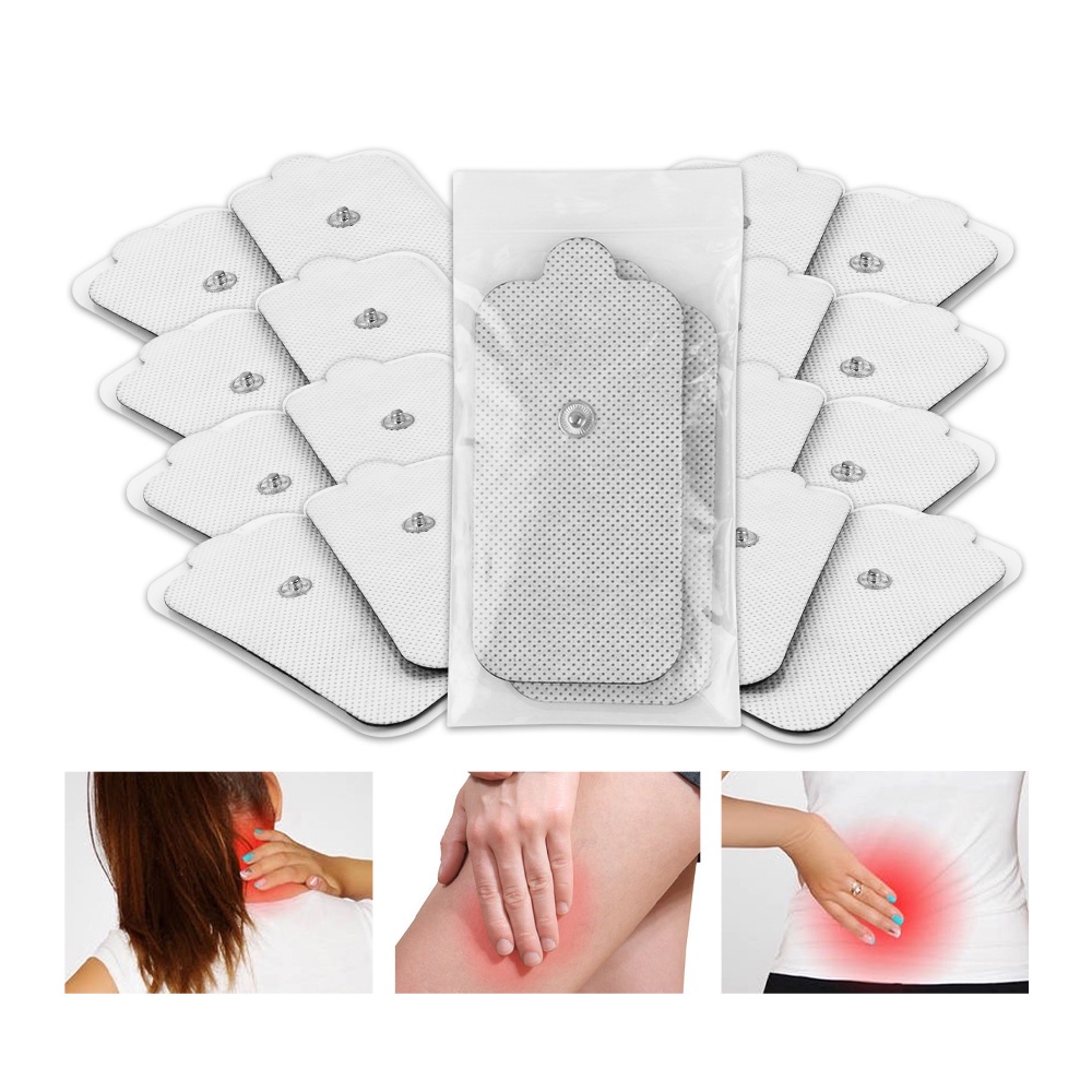 Physiotherapy Tens Patches Reusable Electrode Pads Conductive Gel for ...