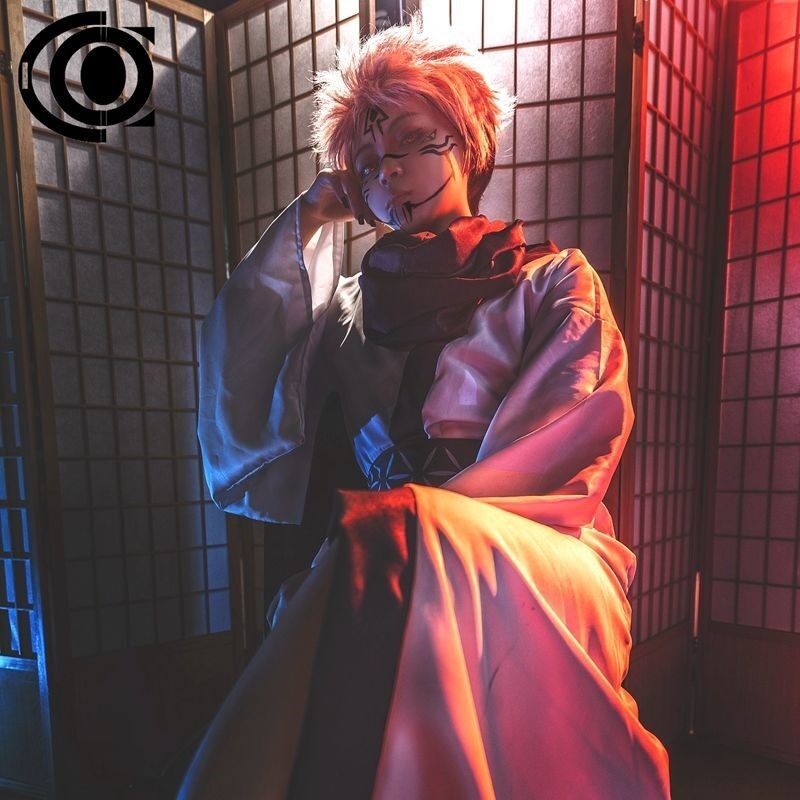 Anime Jujutsu Kaisen Cosplay Costume Adult Ryomen Sukuna Kimono Suit ...