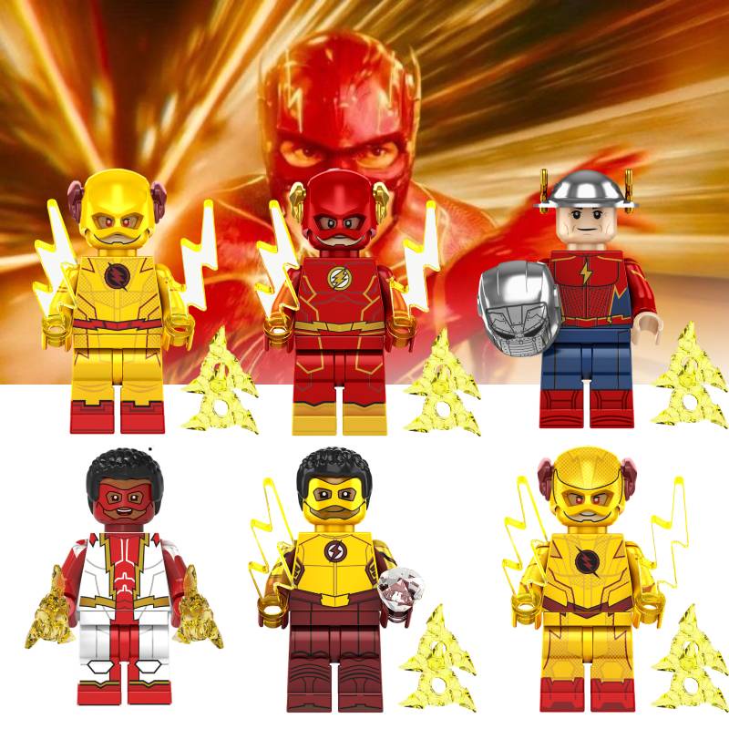 Kf6191 Super Justice League Dc Flashman Wally West Building Block For ...