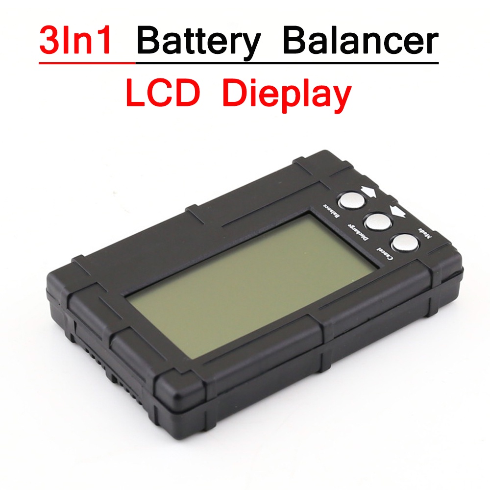 3 In 1 Battery Balancer LCD Dieplay RC Battery Discharger Tester for 2 ...