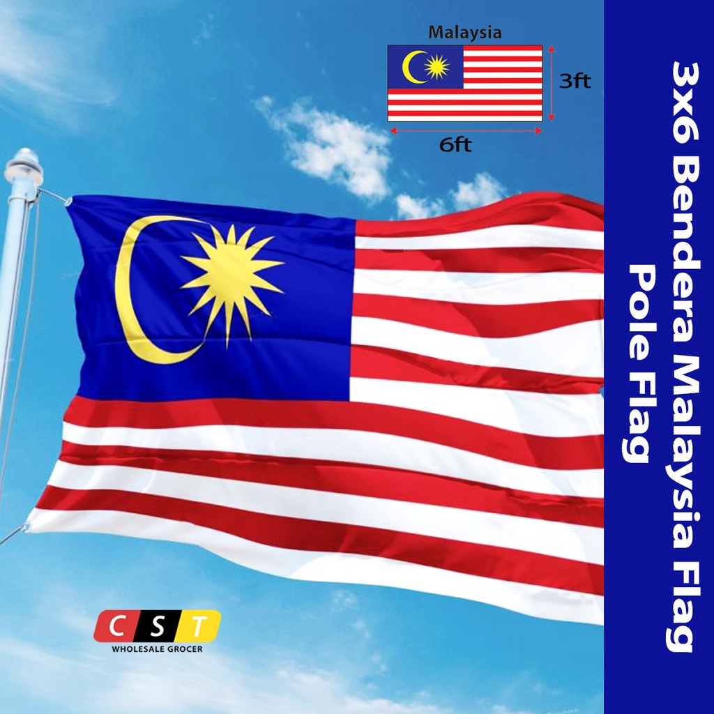 Bendera Flag 3X6 (90cm X 180cm) | Shopee Philippines