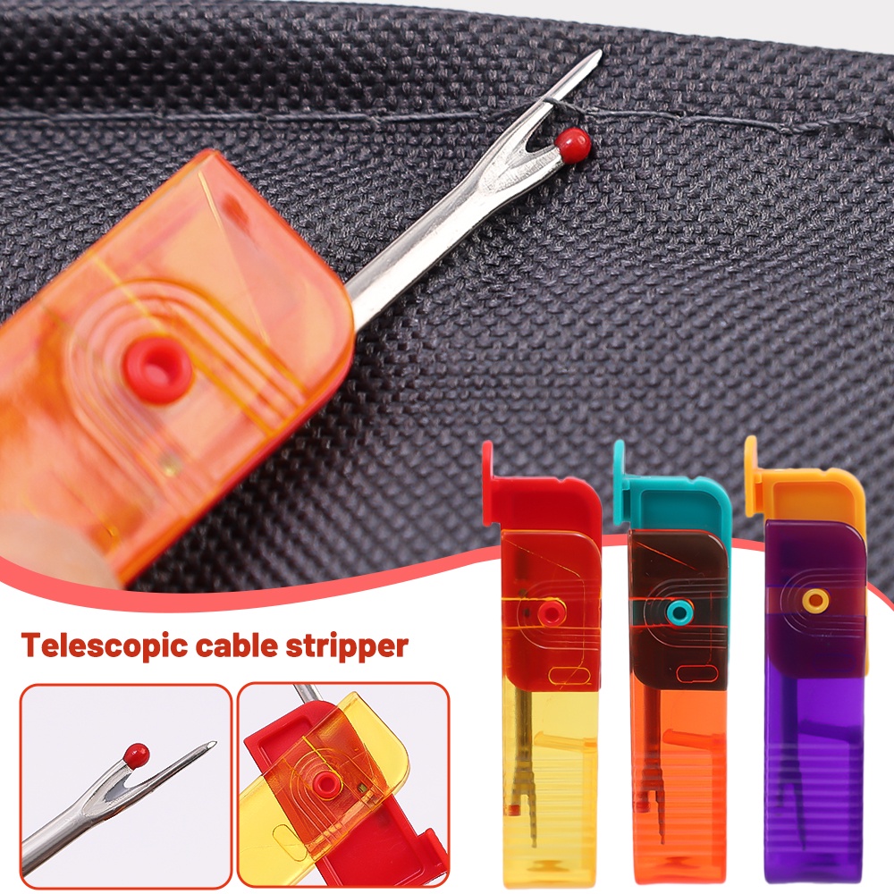 Collapsible Stainless Steel Thread Cutter Seam Ripper Stitch Removal ...