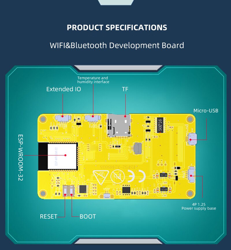 Esp32 Arduino Lvgl Wifiandbluetooth Development Board 28 240320 Smart 1396