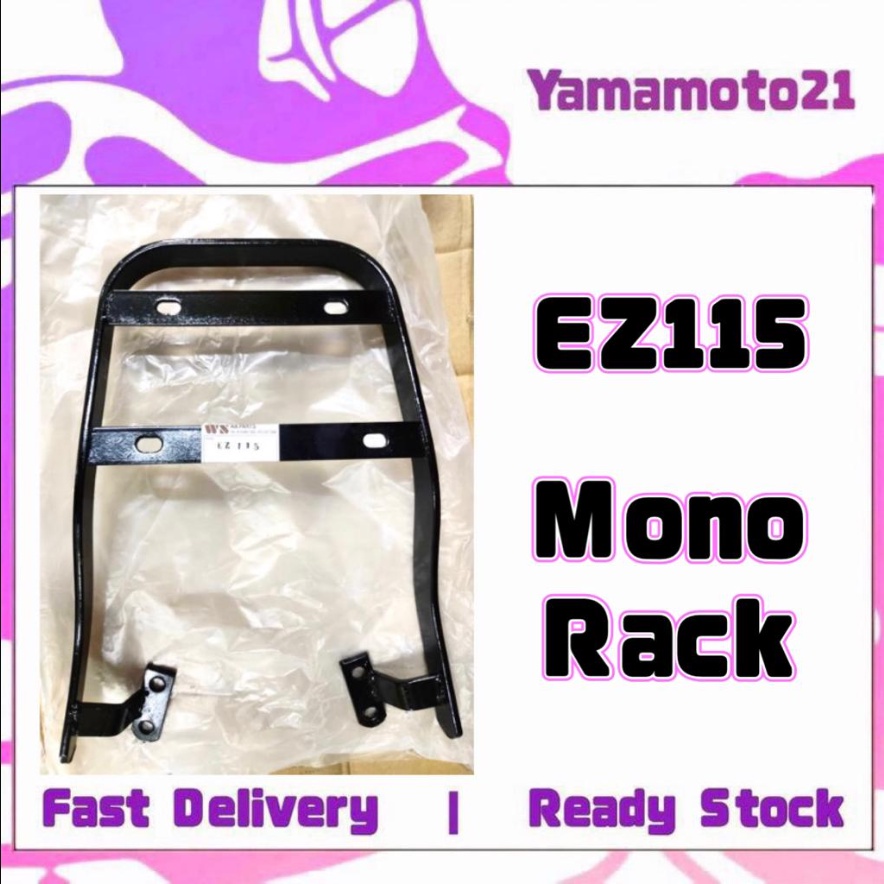Yamaha EZ115 Fi EZ 115 Fi EZ115Fi Rear Mono Rack Monorack Bar Belakang ...