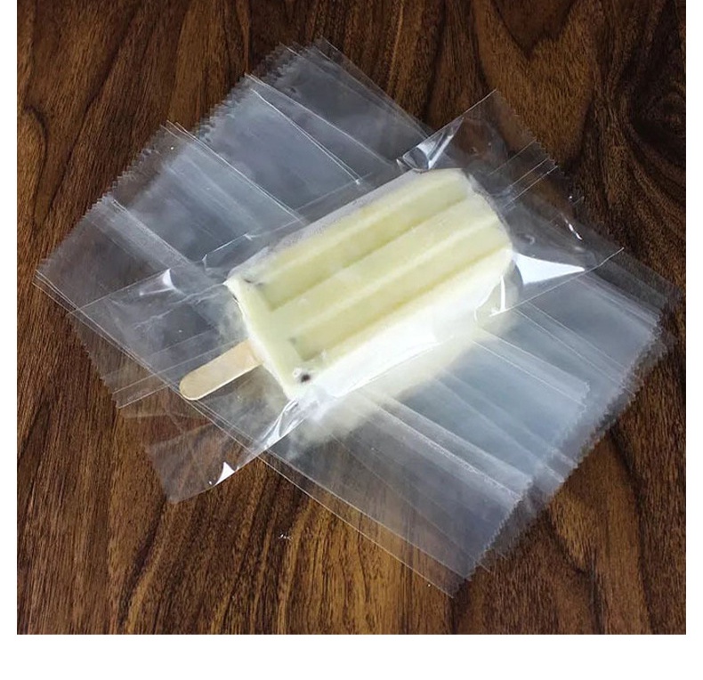 100Pcs Ice Cream Bags Frosted Popsicle Bag Disposable Plastic Bags ...