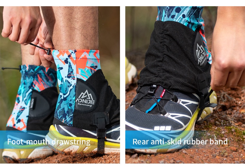 AONIJIE New Trail Running Gaiters Men Women Ankle Hiking Gators Unisex ...